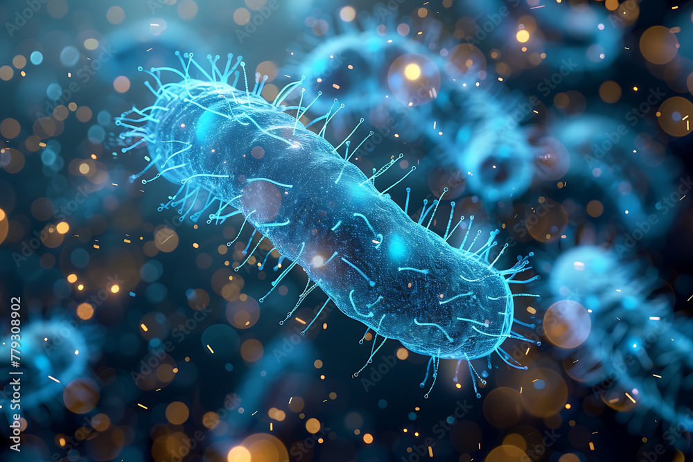 Explore the microscopic world with a vibrant image showcasing diverse ...