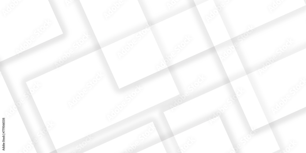 Abstract white background design with layers of textured white ...