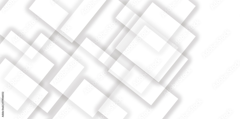 Abstract white background design with layers of textured white ...