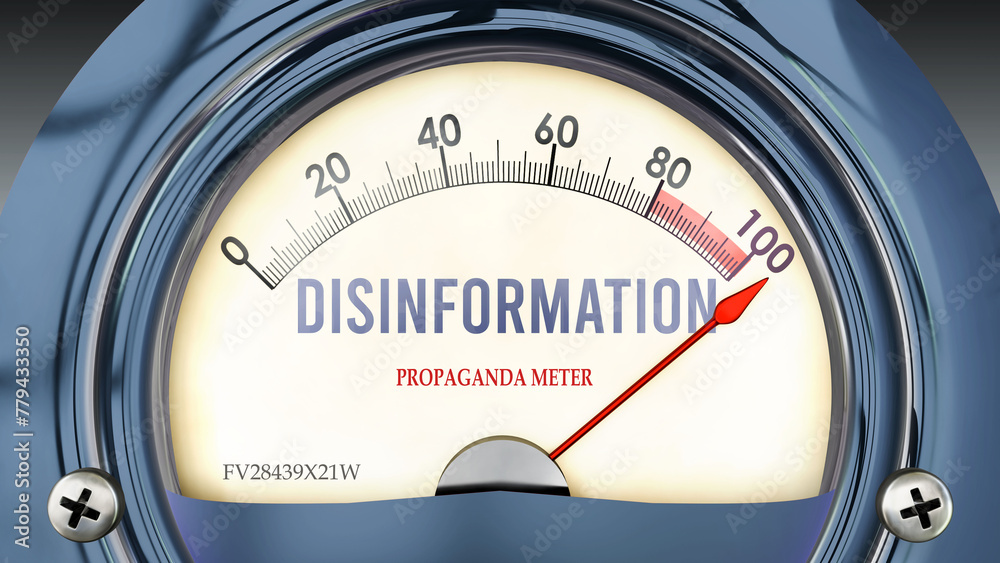 Disinformation and Propaganda Meter that is hitting a full scale ...