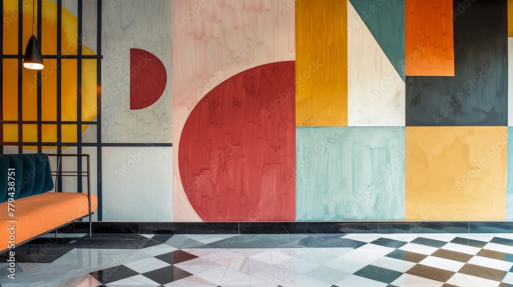 Use geometric shapes and patterns to enhance the vis AI generated ...