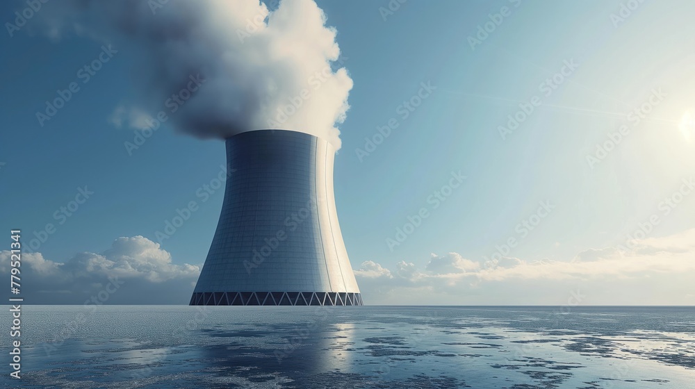 nuclear reactor core, symbolizing radiation and health issues, against ...