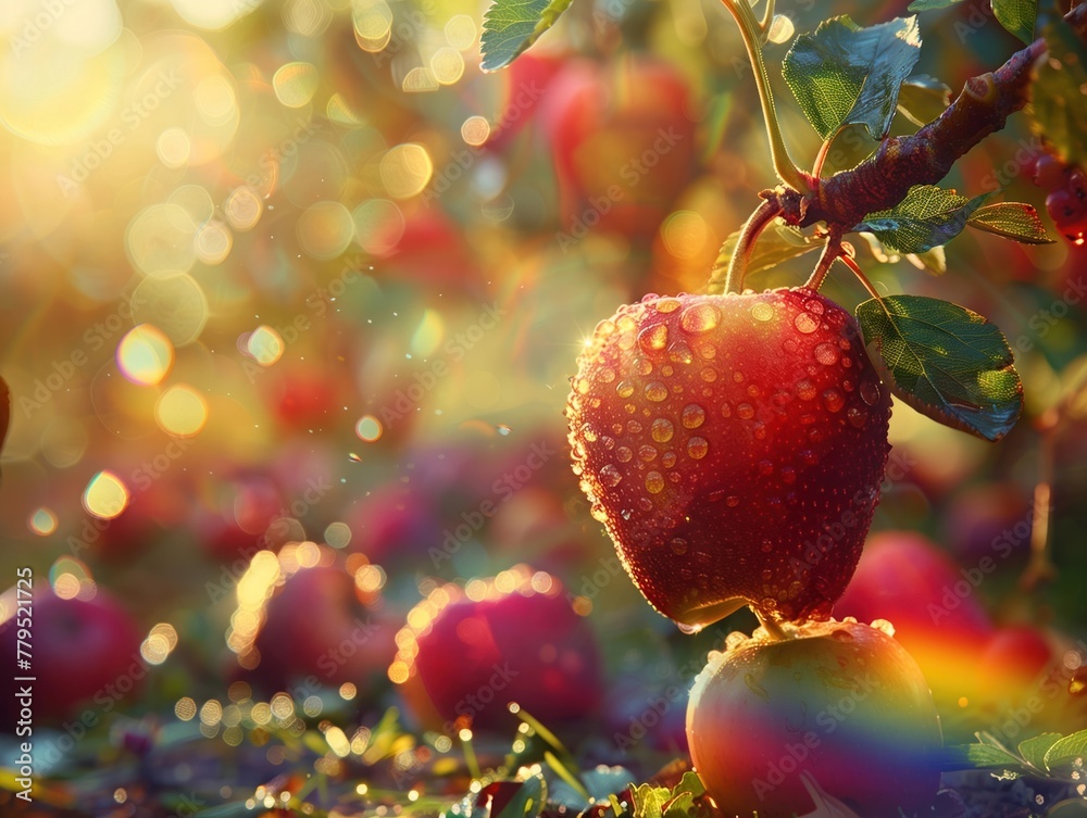 fruit, Rainbow, Mysterious portals to secret worlds, Each fruit leading ...
