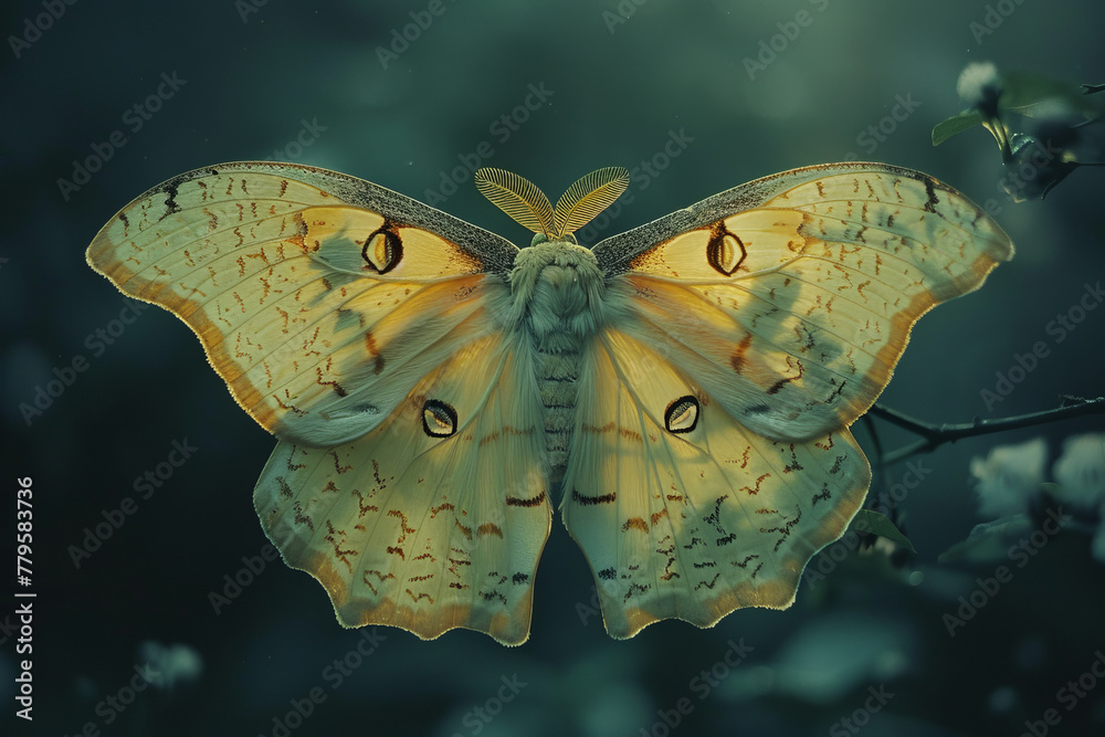 Moths with wings as wide as capes, fluttering through the night, each ...