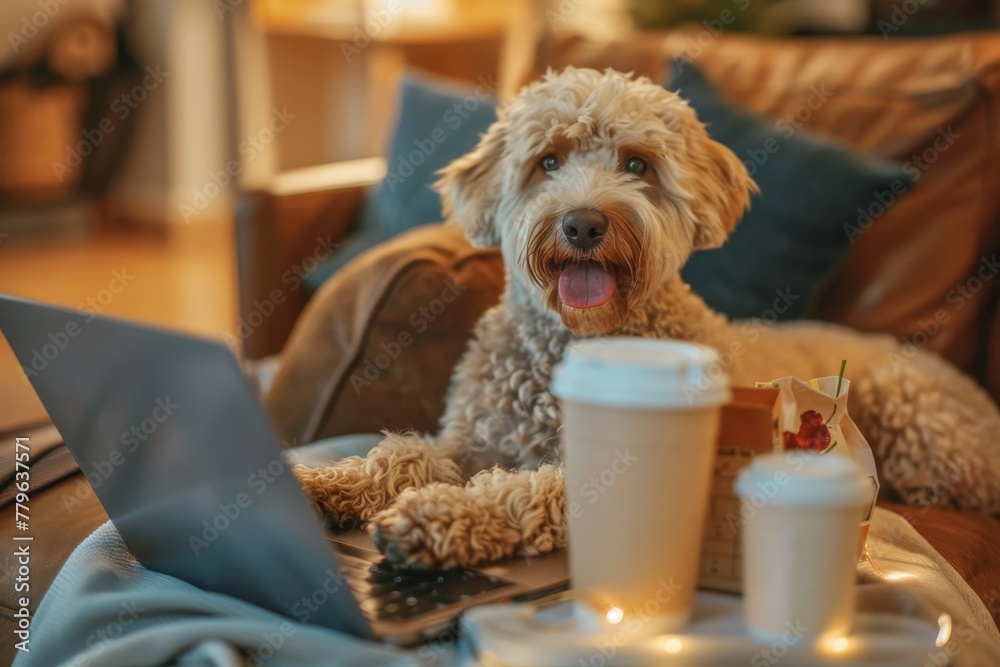 Labradoodle ordering online for delivery using technology like humans ...