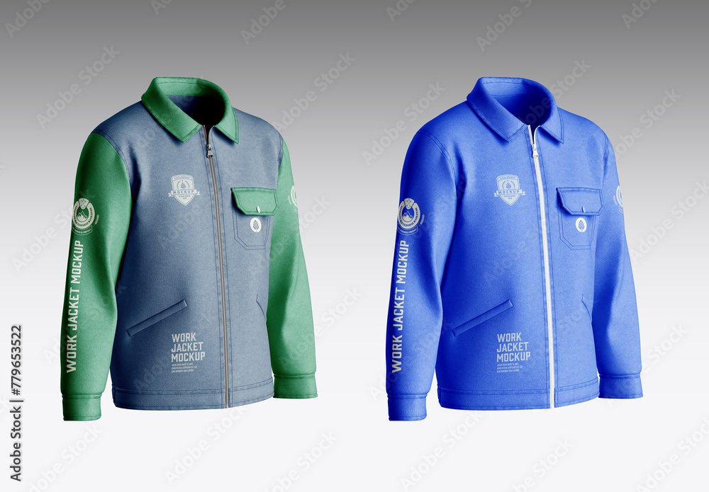 Workwear Shirt Mockup Stock Template | Adobe Stock