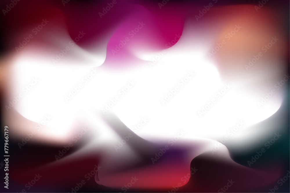 Soft pink , red, and black abstract swirl vector gradient with a curved ...