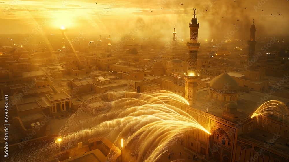 A magical and fantastical concept of what an ancient Arab civilization ...
