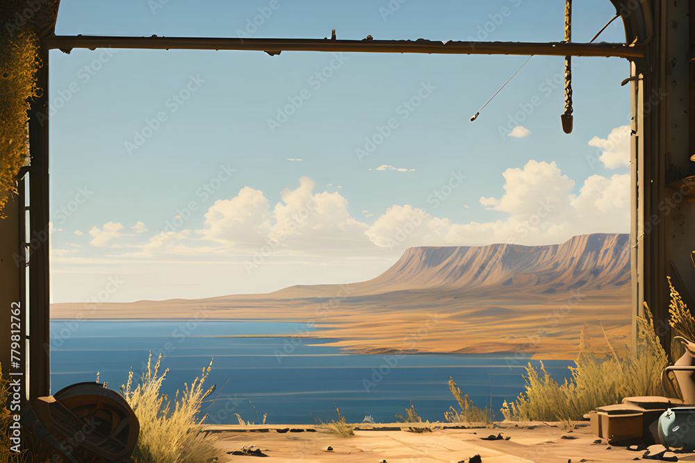 The tactile sensation of the painting's surface adds depth to its ...