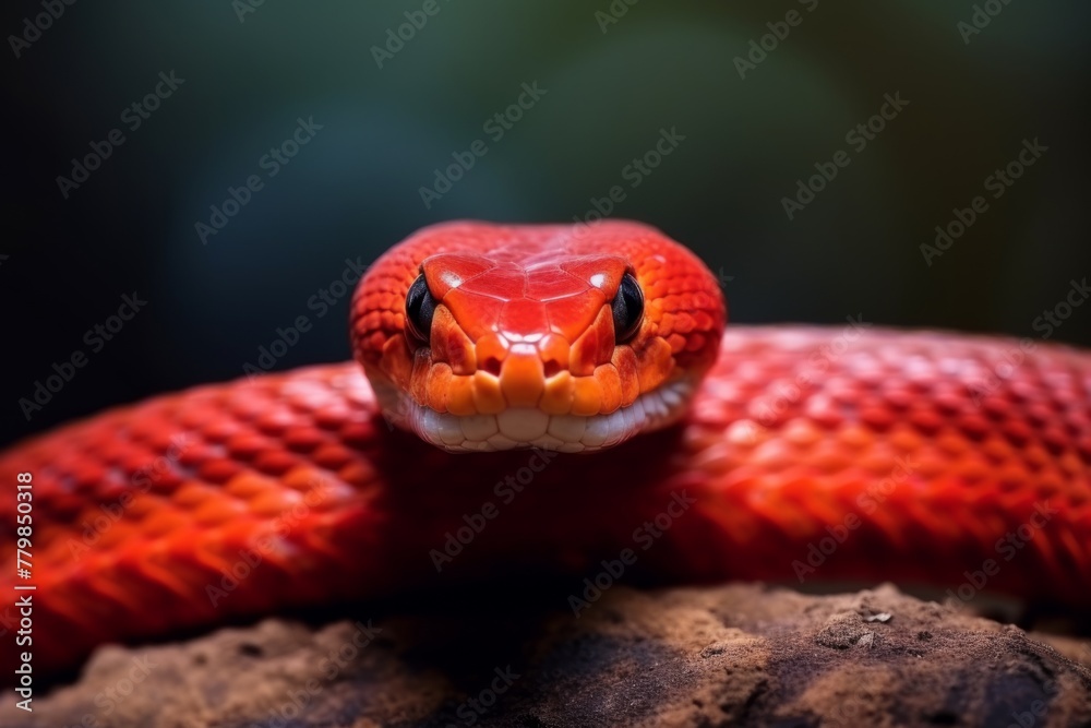 Colorful snake python cobra viper forest hiding waiting for prey ...
