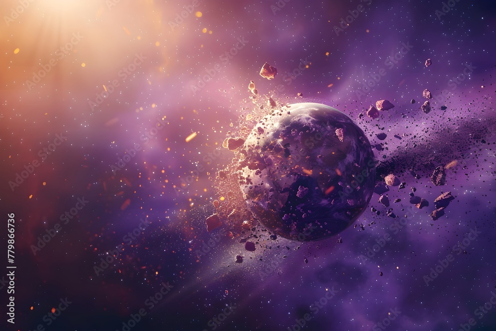 Cosmic Dust Explosion: A Dramatic 3D Visualization of the Universe's ...