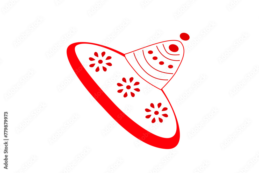 Japi or jaapi of assam transparent or isolated. Assamese japi or jaapi ...