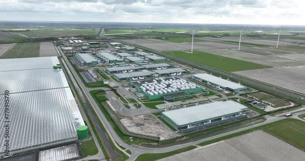 Tech giant operational data center building facility in Middenmeer ...