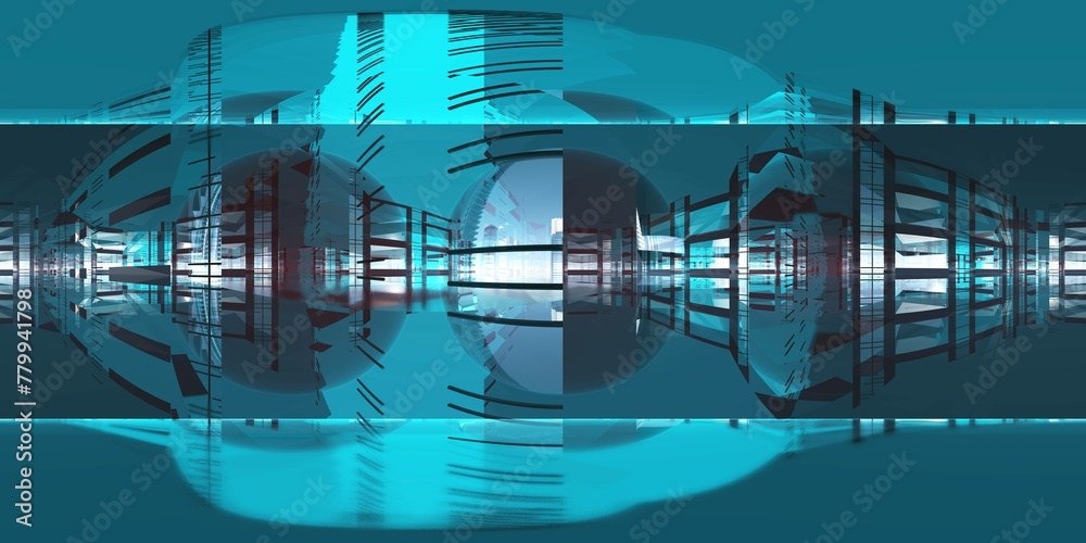 HDRI, environment map, spherical panorama, equidistant projection ...