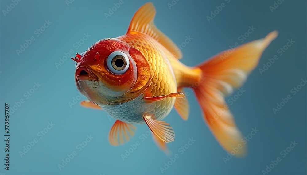 Concept art character of a sad little cartoon kawaii funny spherical ...