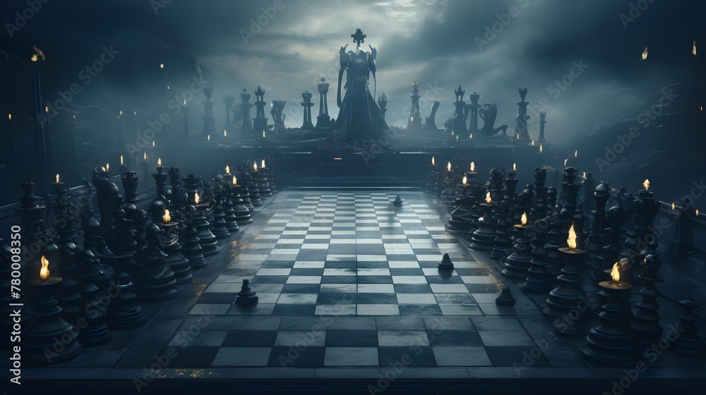 Develop a crismis-themed chess tournament with AI-generated chess ...