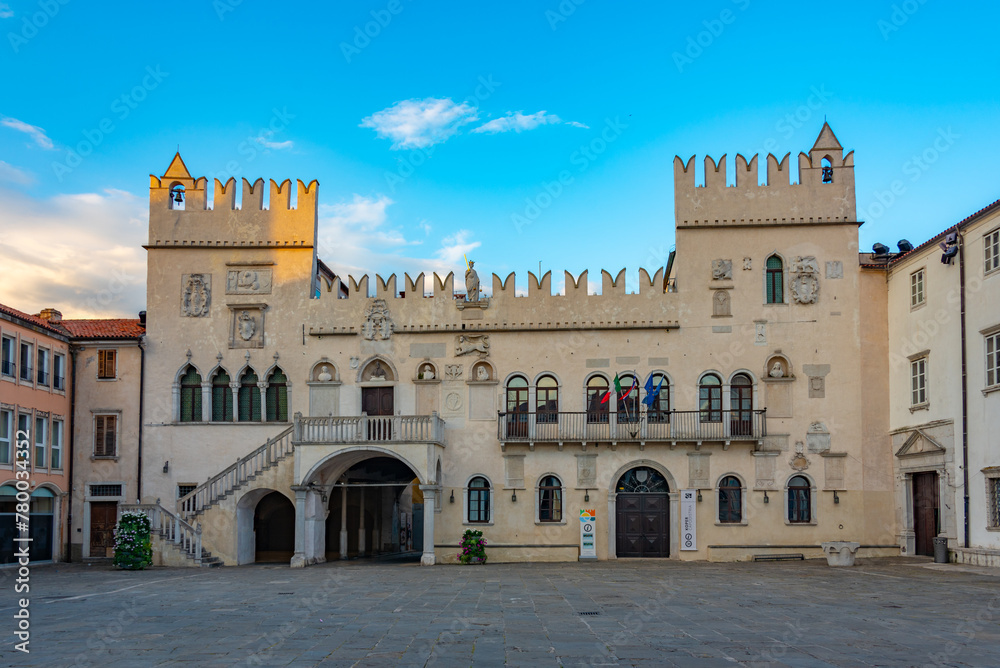 Praetorian palace in the center of Slovenian town Koper Stock Photo ...