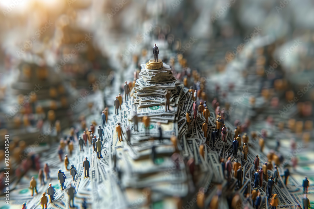 An era of social stratification and class division, with disparities ...