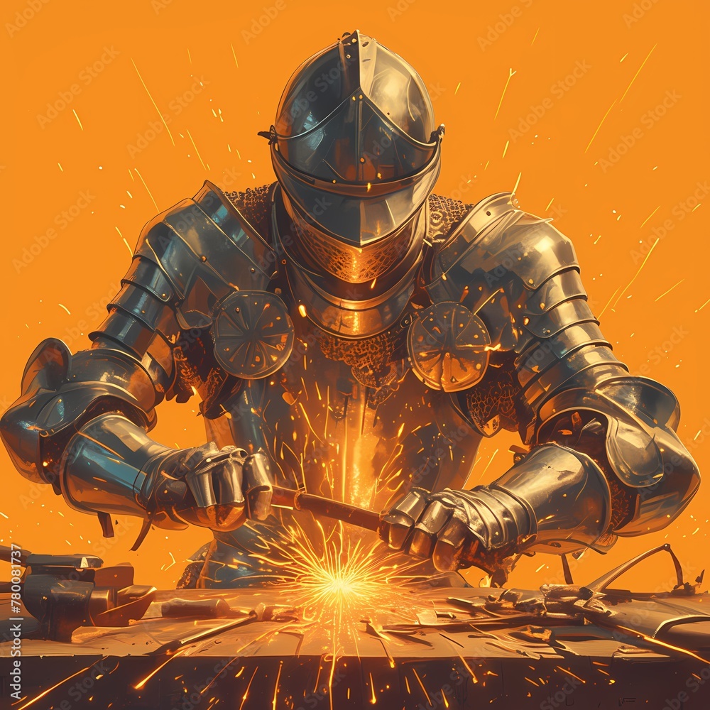 Explore the Art of Armor: An Ancient Forge Revived in Modern Imagery ...