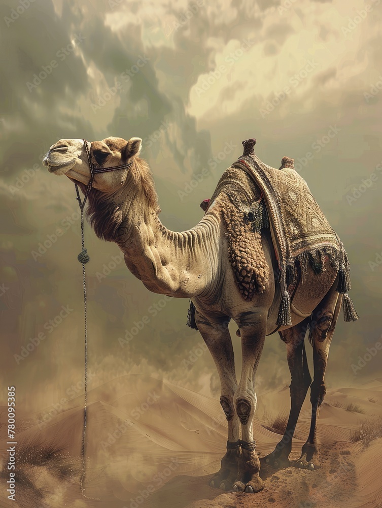 This image is created for Islamic events like Eid ul Adha, Camel ...