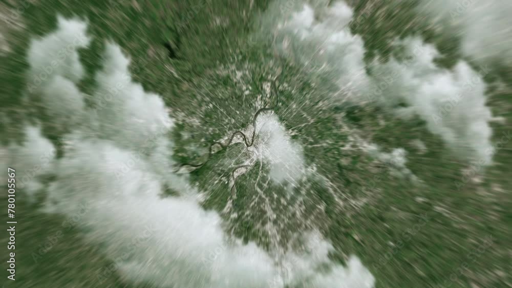 Vidéo Stock Zooming on Kansas City, US. Earth zoom in from outer space ...