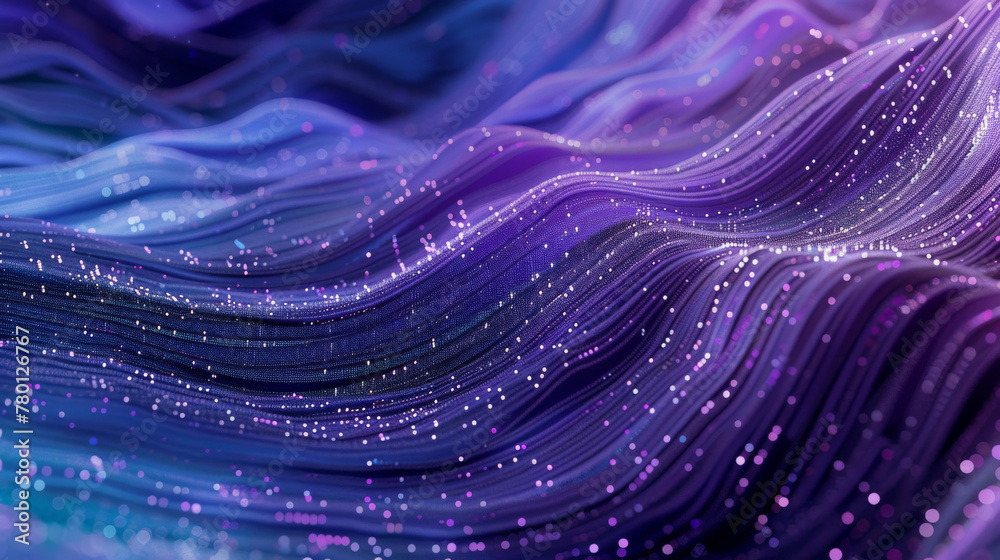 Futuristic abstract digital waves technology background with sparkling ...