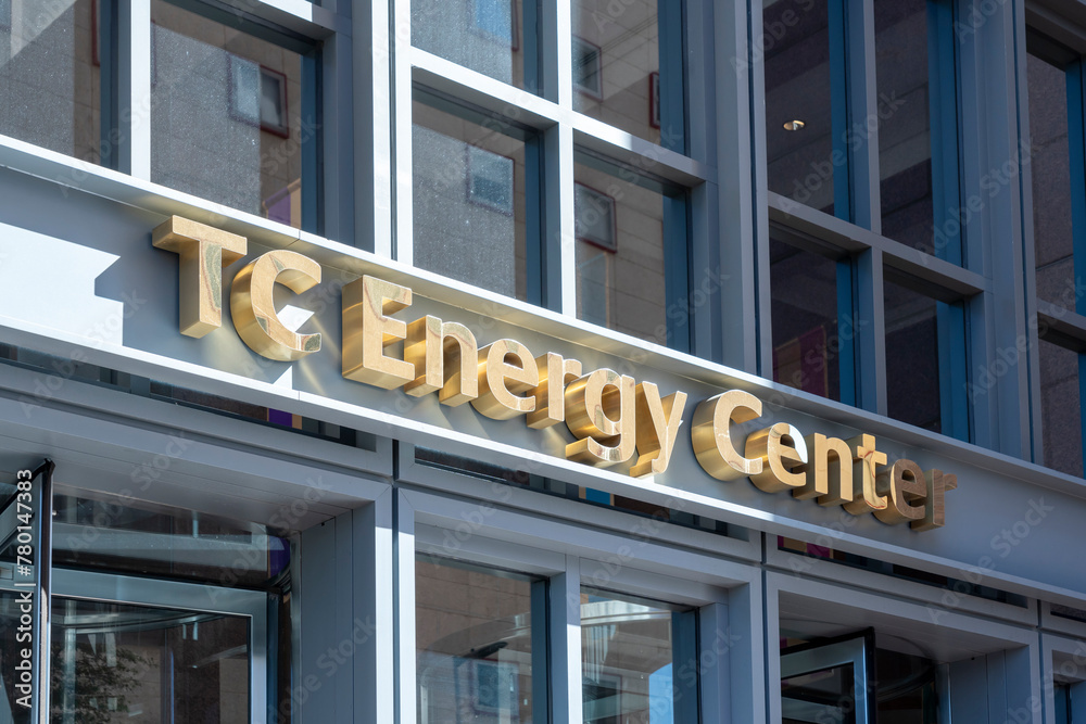 Houston, Texas, USA - April 4, 2024: TC Energy Center in Houston, Texas ...
