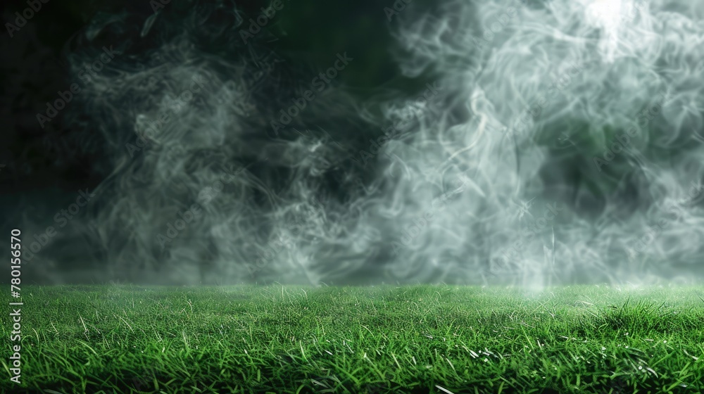 Dark green background smoke, dark ground, black poisonous smell, bad ...