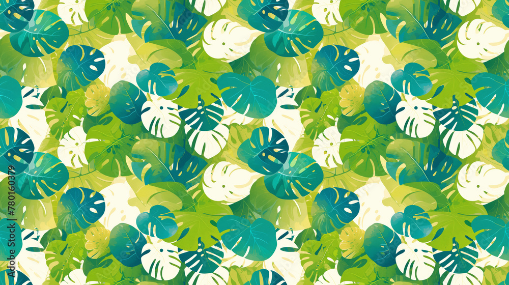 Licuala grandis, circular leaf patterns, bright spotlight effect Stock ...