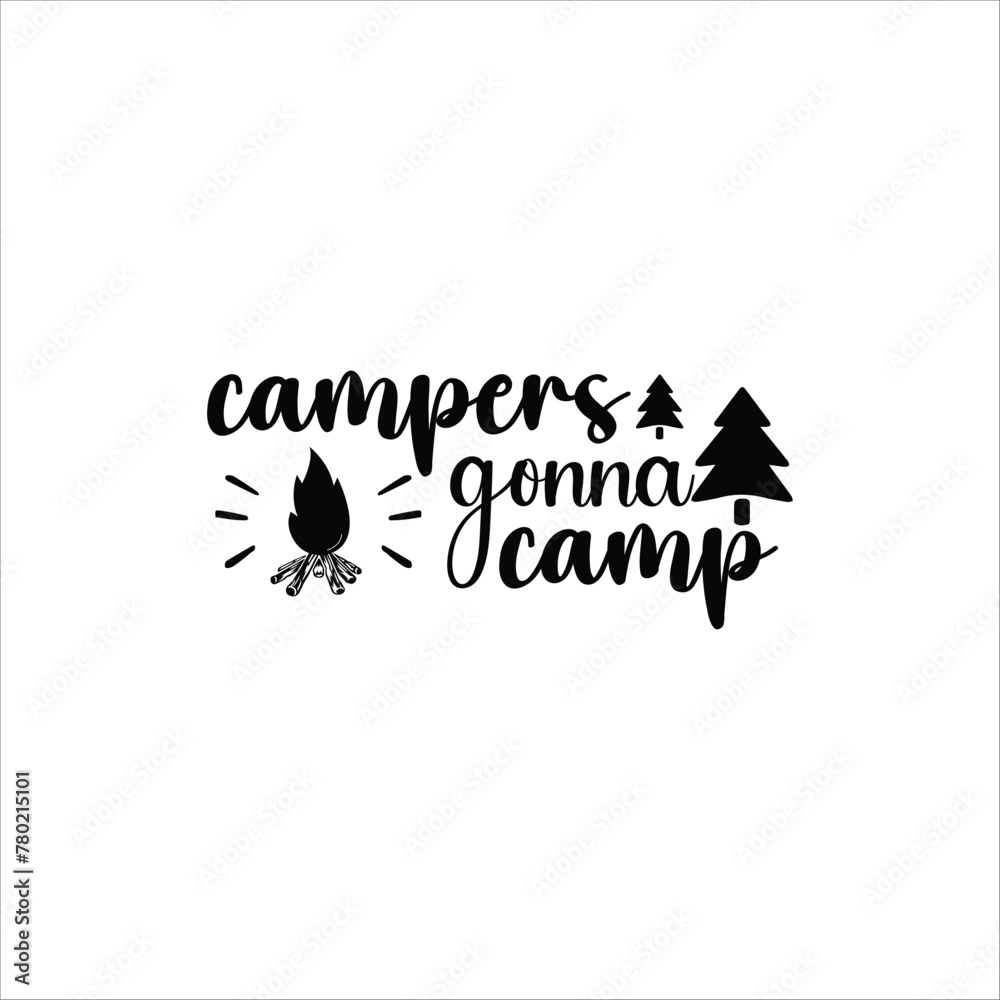 Camping Quote, Camp lover Quotes, SVG Cut Files, Happy camper Quotes T ...