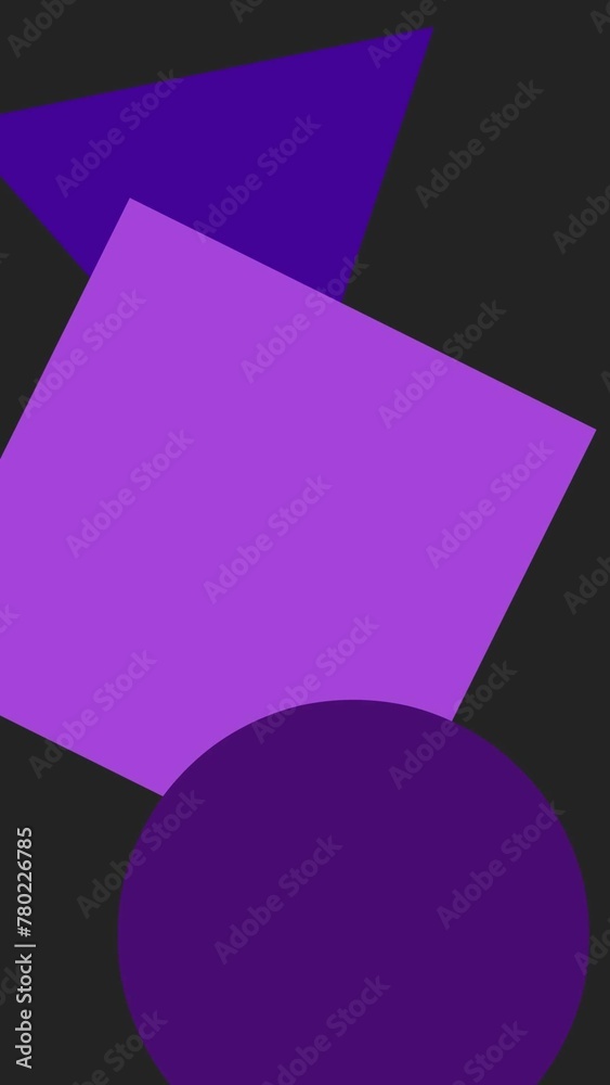 Vertical Background Shapes with 3 Shape Styles Stock Template | Adobe Stock