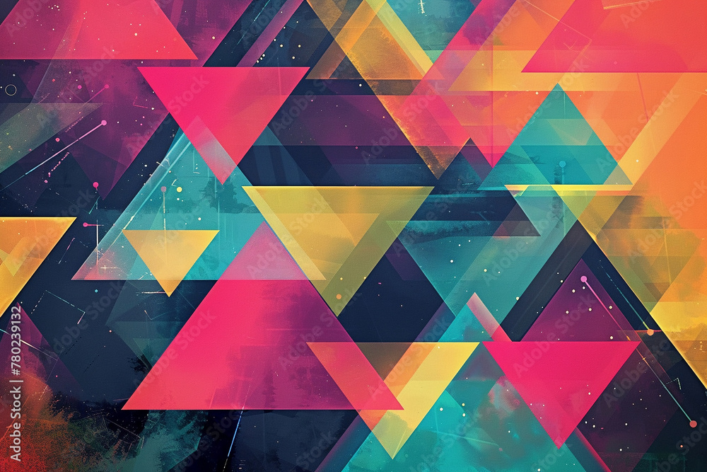 Incorporate geometric shapes into the background design. How can we ...