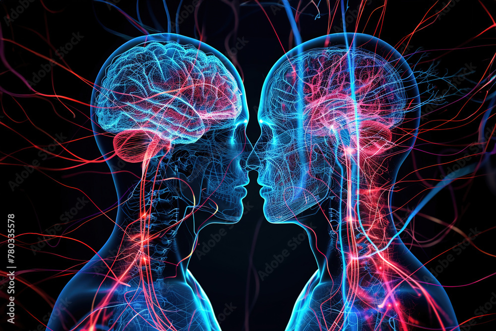 A dynamic visual representation of the sympathetic and parasympathetic ...