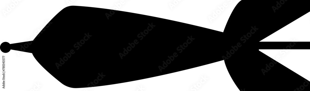 Missile icon in fill style. Combat rocket weapons. Nuclear atomic ...