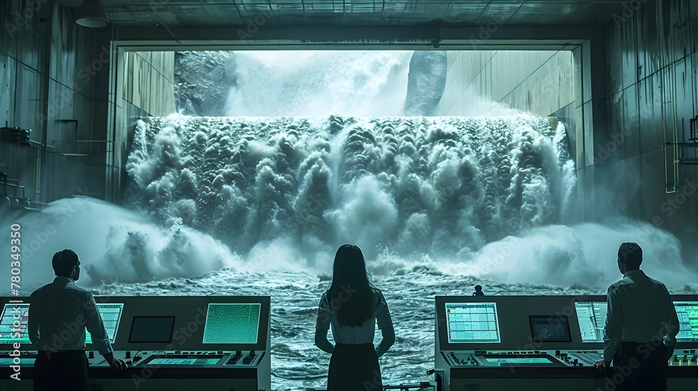 Monitoring Team Bracing for Possible Dam Failure as Visible Fractures ...