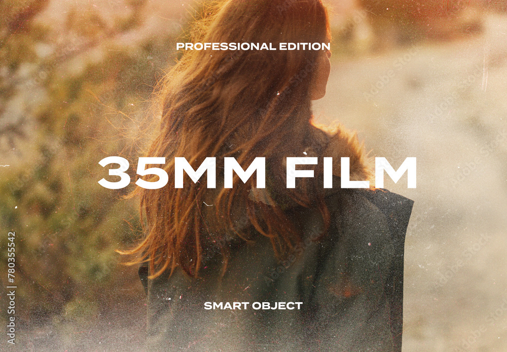 35mm Film Frame Retro Grain Light Leak Photo Effect Paper Texture ...