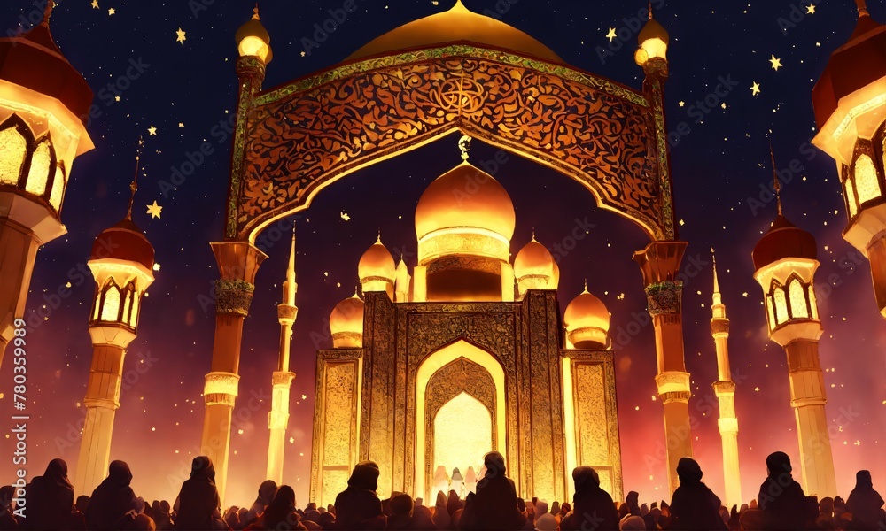 image that reflects the unity and love expressed by Muslims worldwide ...