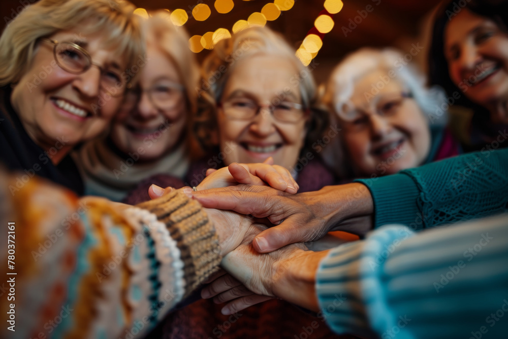 Implementing peer support senior groups in a community center, creating ...