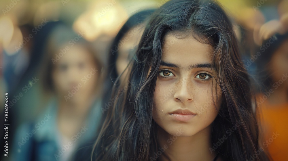 Unity in Diversity: A mosaic of girls from various ethnicities and ...