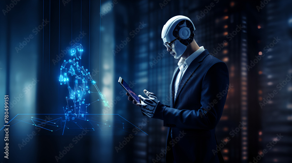 Information and technology social media post square banner template ai ...