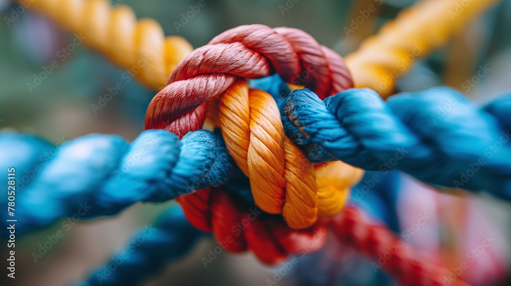 Diverse teams intertwine their strengths to forge partnerships ...