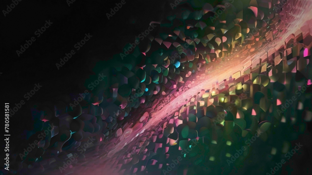 red and blue concentric Circes wrapped around each other in the form of ...