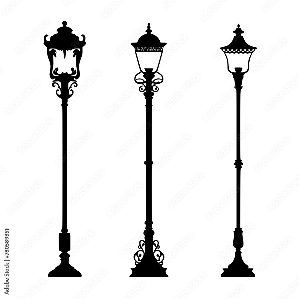 table lamp svg, table lamp silhouette, line art svg, Lamp Post svg ...