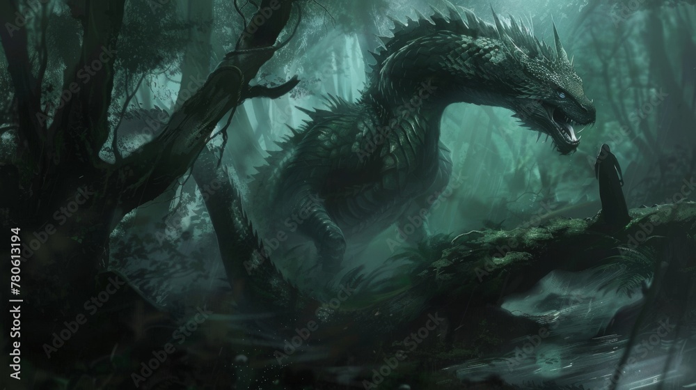 A chilling whisper flows through the air as the Basilisk moves unseen ...