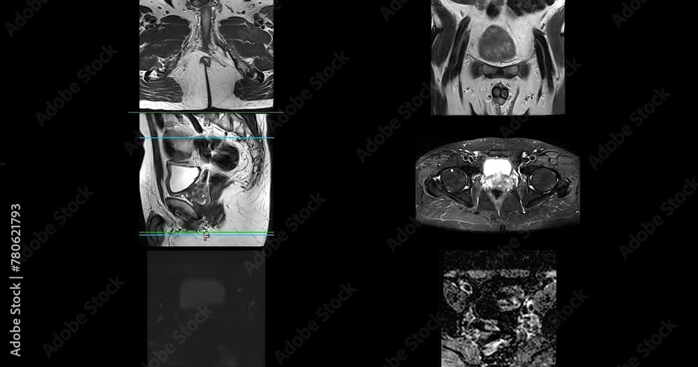 MRI of the prostate gland reveals A 2.0x0.9x1.7 cm malignant prostate ...