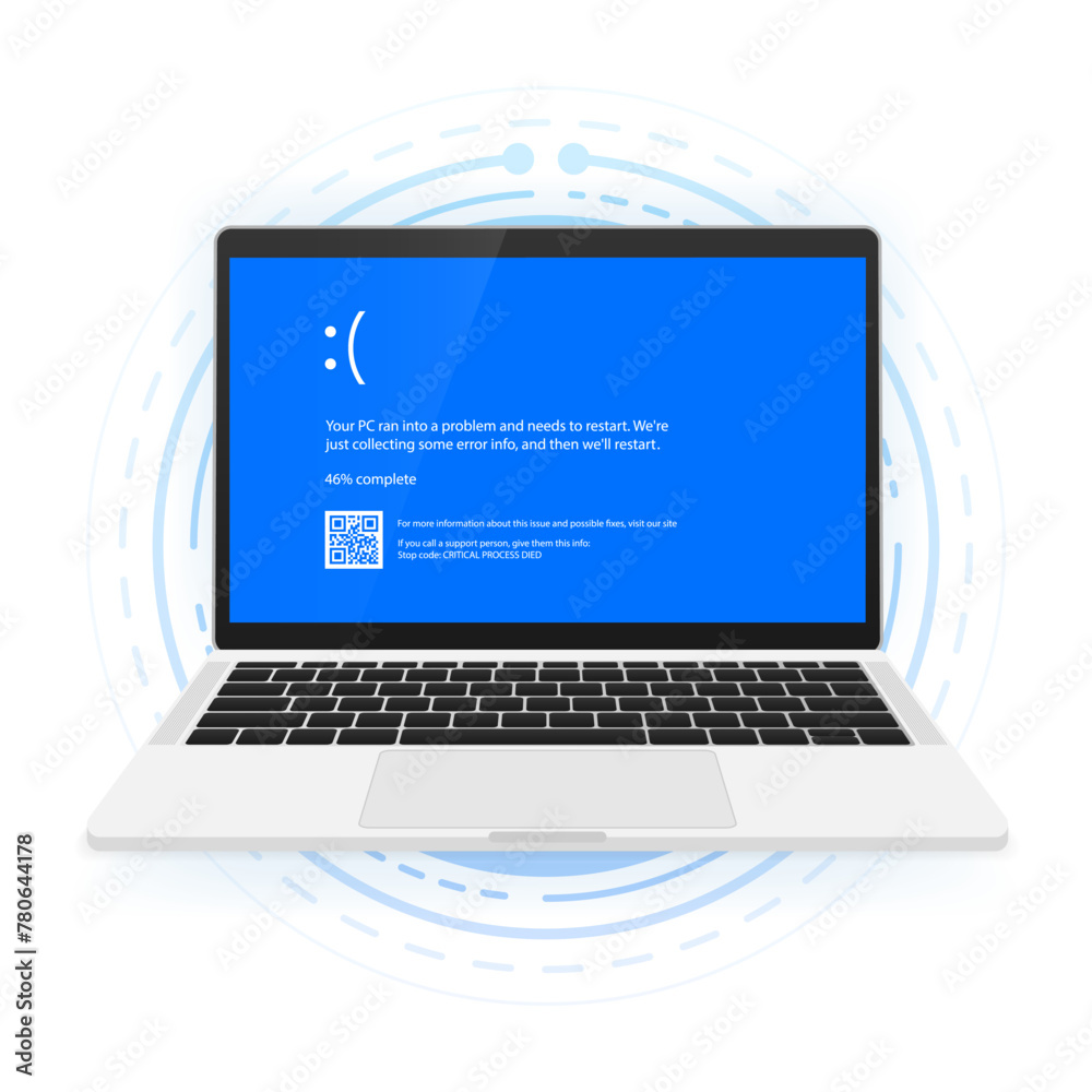 Poster Interrupt request level classic blue screen of death error ...
