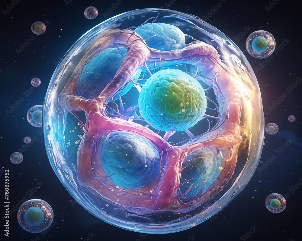 Mitosis, A type of cell division that results in two daughter cells ...