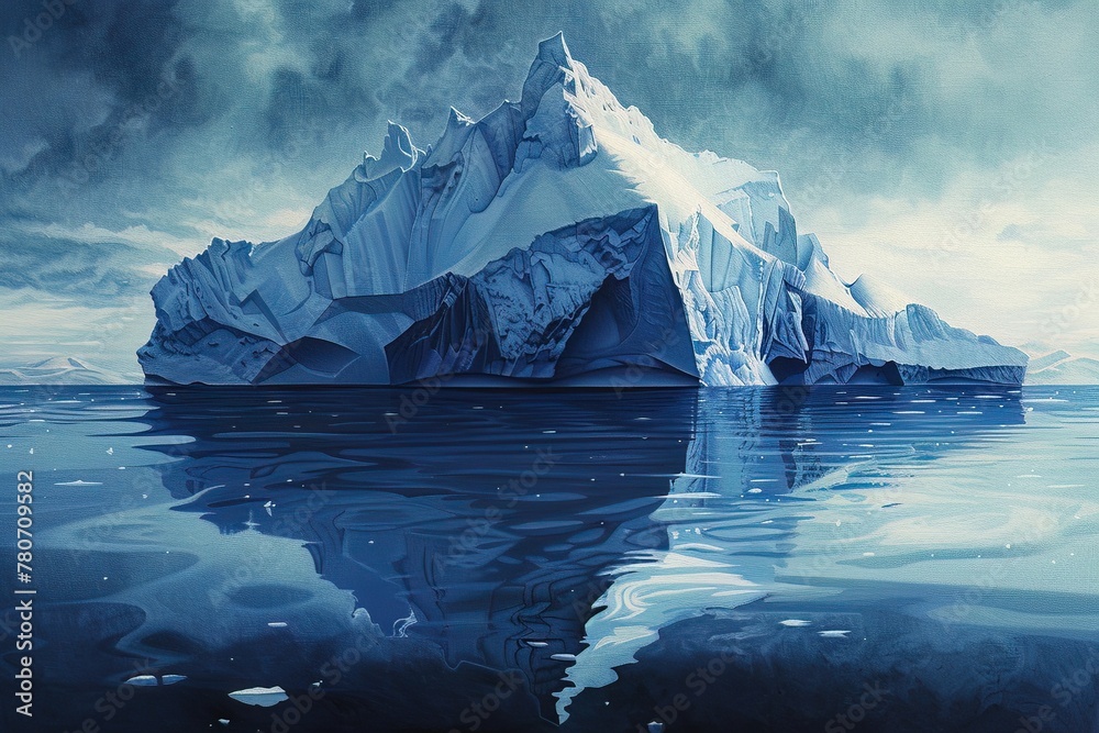 The iceberg theory in art the visible part of the work is just the ...