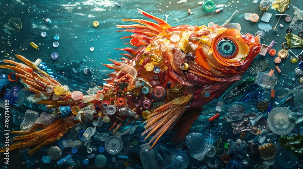 hyperrealistic photo ofA compelling visual metaphor for the pervasive ...