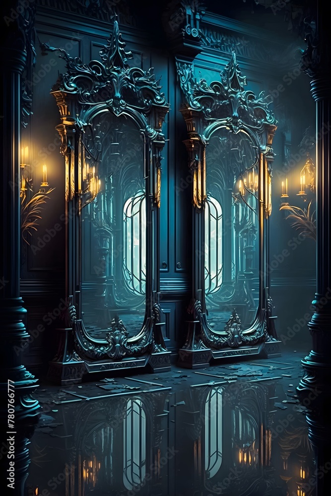 Unraveling the Gothic Mystery of the Intricate Dark Hall of Mirrors V4 ...